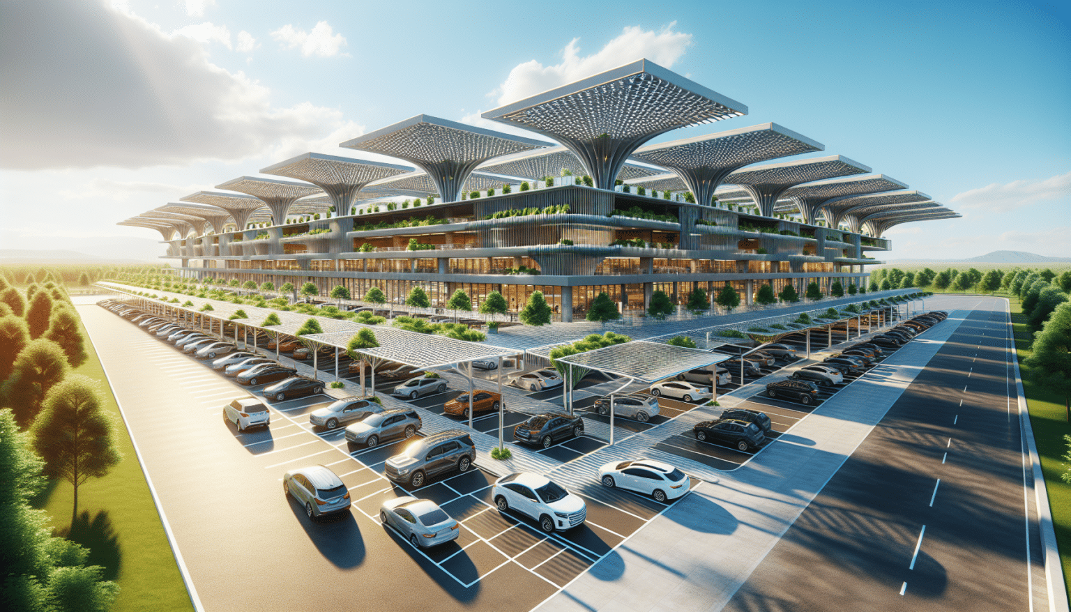 Top Benefits of Commercial Shade Structures for Parking Areas - Utah ...