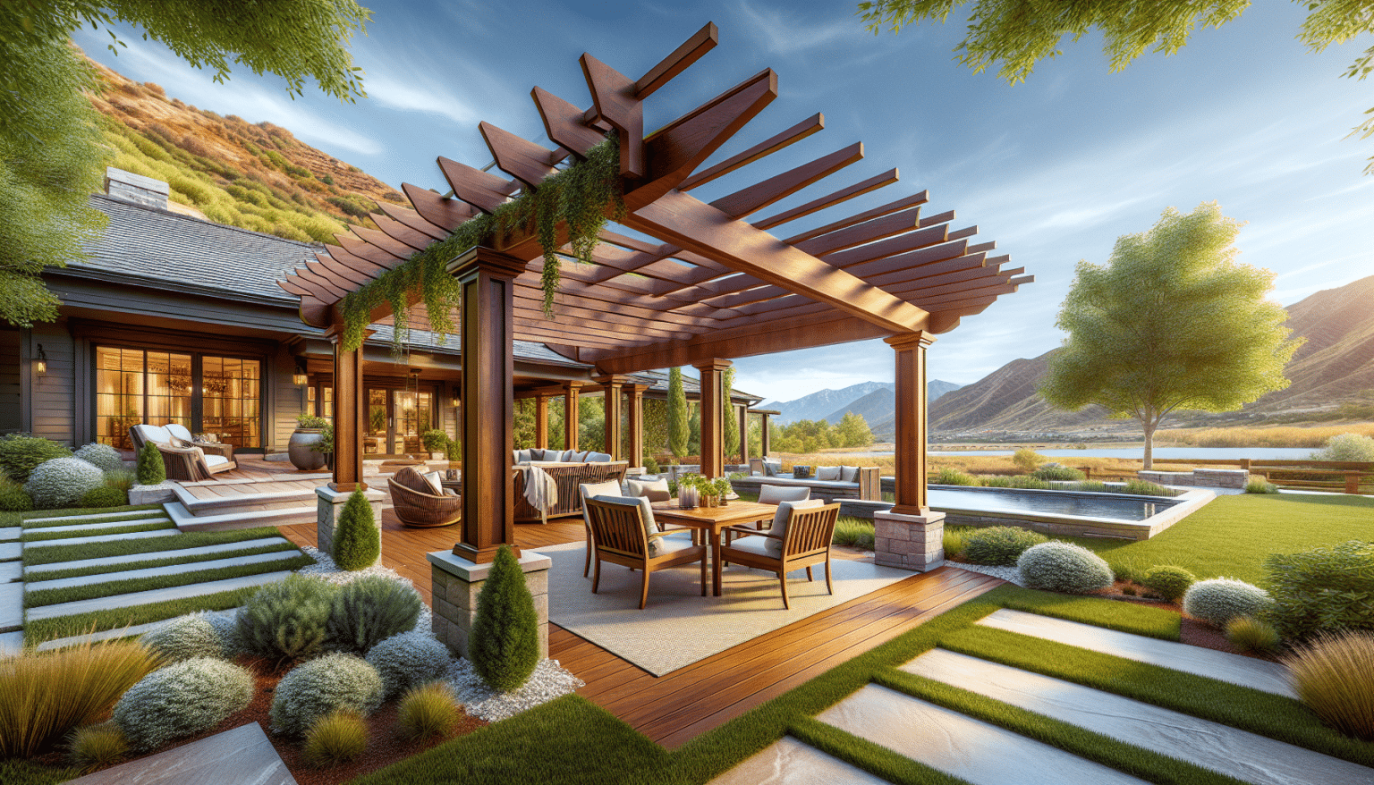 Elevate Your Outdoor Space with Elegant Wooden Pergola Kits - Utah ...